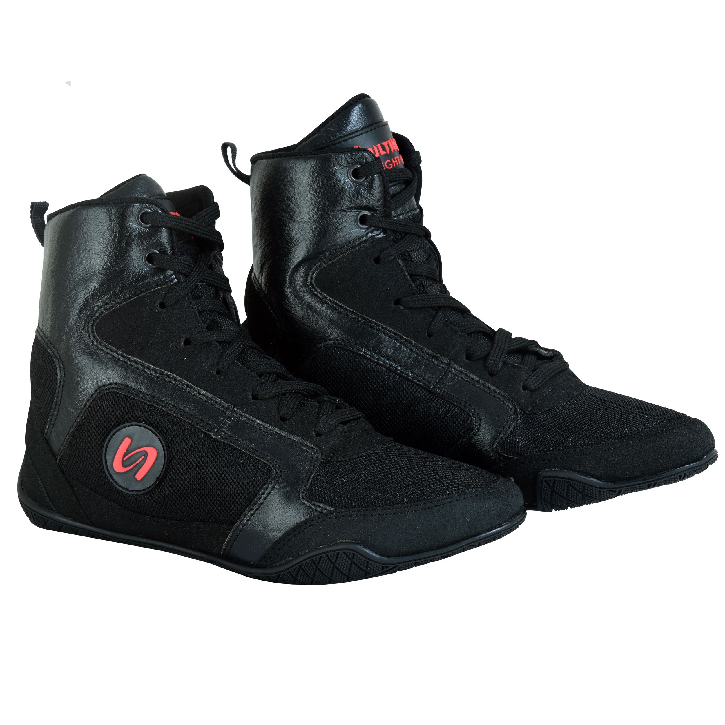 UFG-Classic Boxing Shoes All Black - Boxing MMA Training and Fight