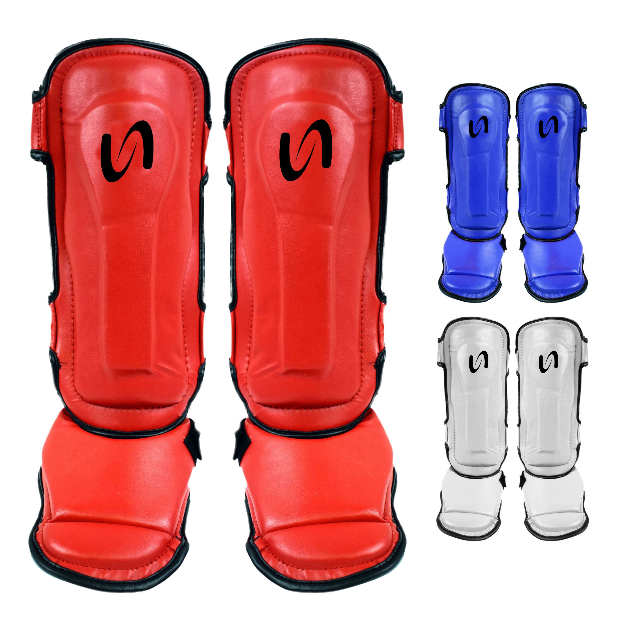 UFG Classic Colored Shin Instep Guard For Boxing MMA Muay Thai Training ...